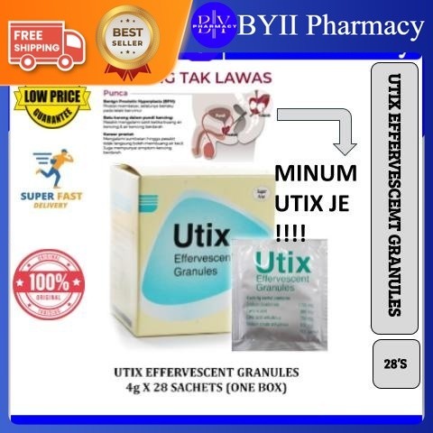 Utix Effervescent Granules 4gx1 sachet (loose) FOR PAINFUL URINATE ...