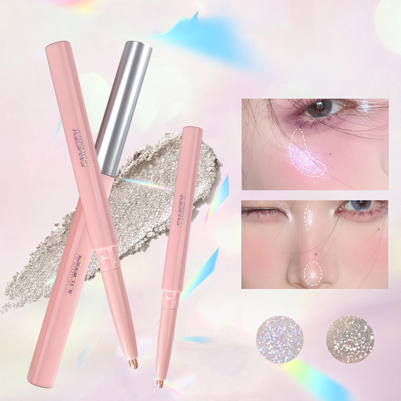 FAMOTY Lying Silkworm Pen Matte Highlight Fine Sparkle Eyeliner Water ...