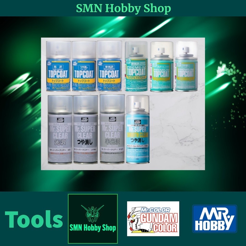 Paint Color Spray Can Top Coat Gundam Premium Super Clear Topcoat B501-B530 [Hobby Colour Model ...