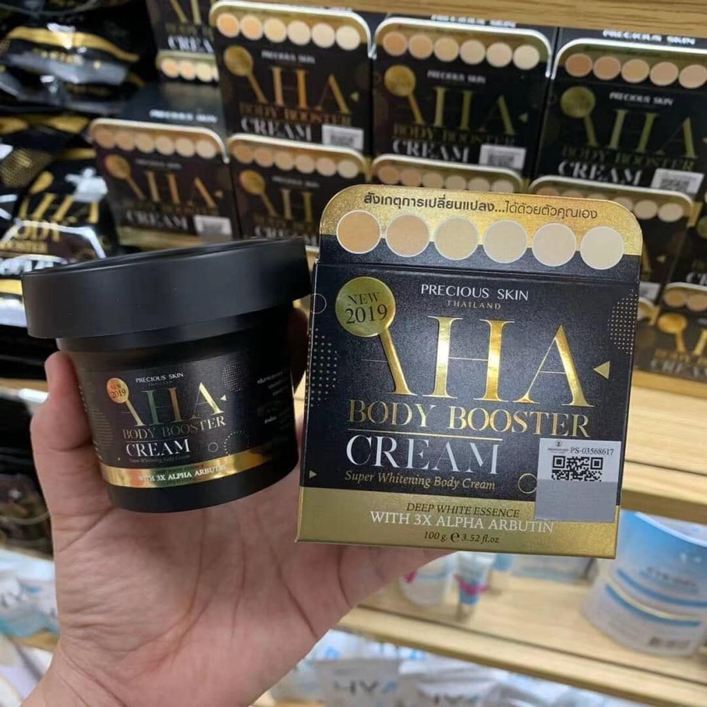 AHA Body Booster Cream Super Whitening By Precious Skin (100g) | Shopee ...