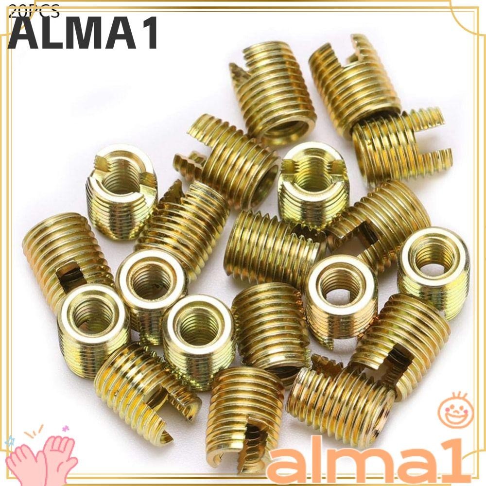 20Pcs Self Tapping Thread Inserts, 302 Carbon Steel Various Sizes ...