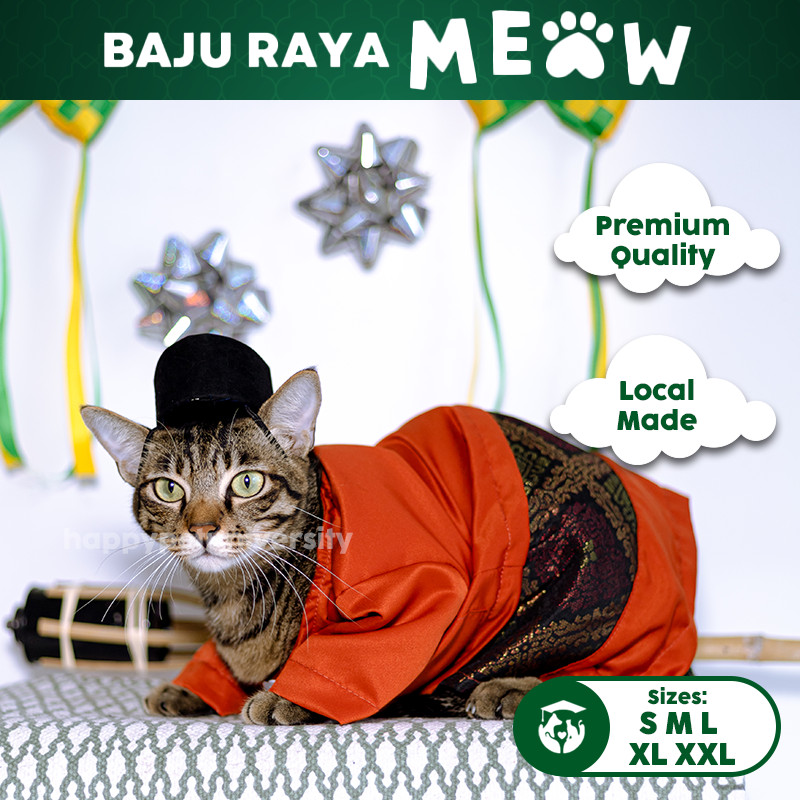 [BUATAN MAS] RED Premium Baju Melayu Kucing Baju Kurung Baju Raya ...