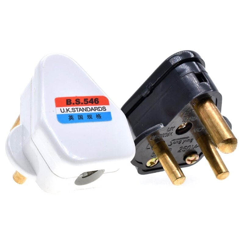 India South africa Wiring power cord plug BS546 removable cable ...