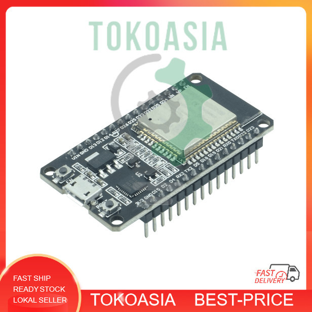 NODEMCU ESP32 30 GPIO PIN based on ESP-WROOM-32 | Shopee Malaysia