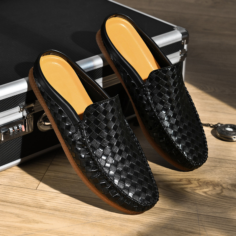 [Ready Stock] Classic Woven Peas Shoes Men's Shoes Driving Shoes Casual ...