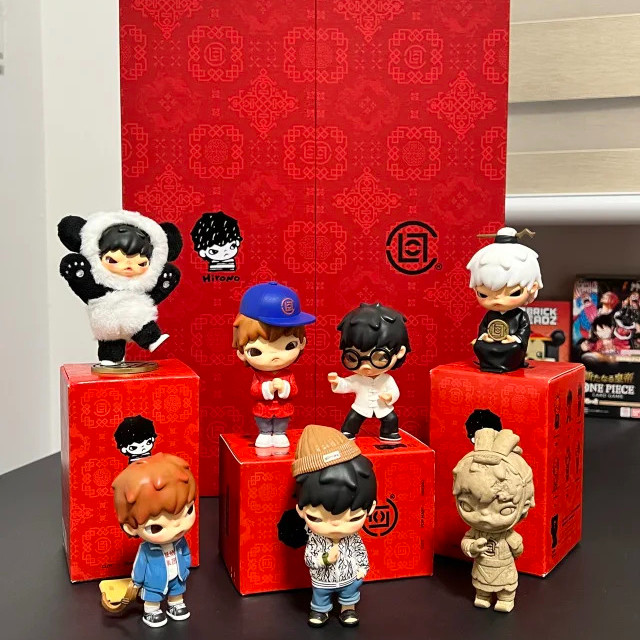 Gift Box Hirono × CLOT Figure POPMART Blind Box Full Set Mystery Box ...