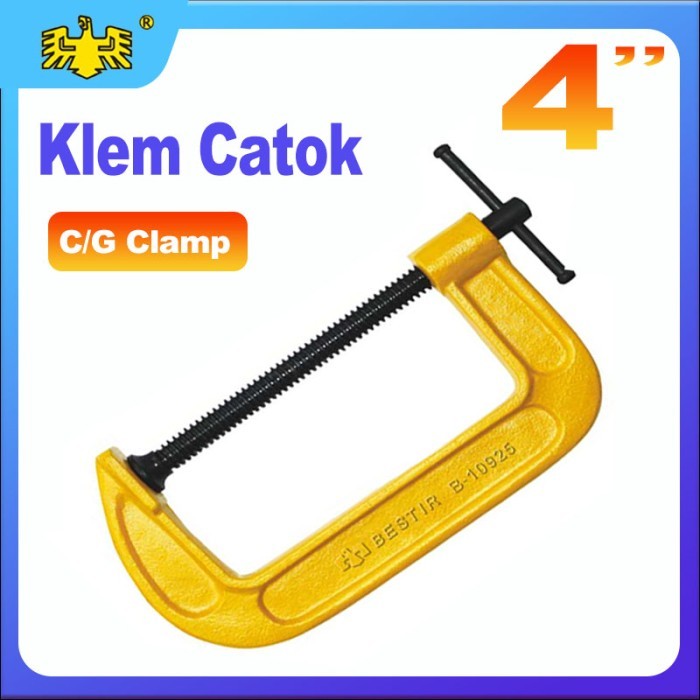 KAYU C/g Clamp Set Vise Clamps Heavy Duty Table Clamps 4'' Inch Iron Clamps Wood Clamps | Shopee ...