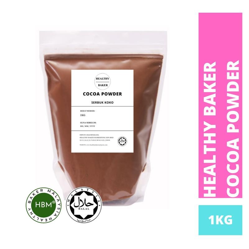 Cocoa Powder 1KG, 500G, 200G, 100G / Serbuk Cocoa Halal / Serbuk KoKo ...