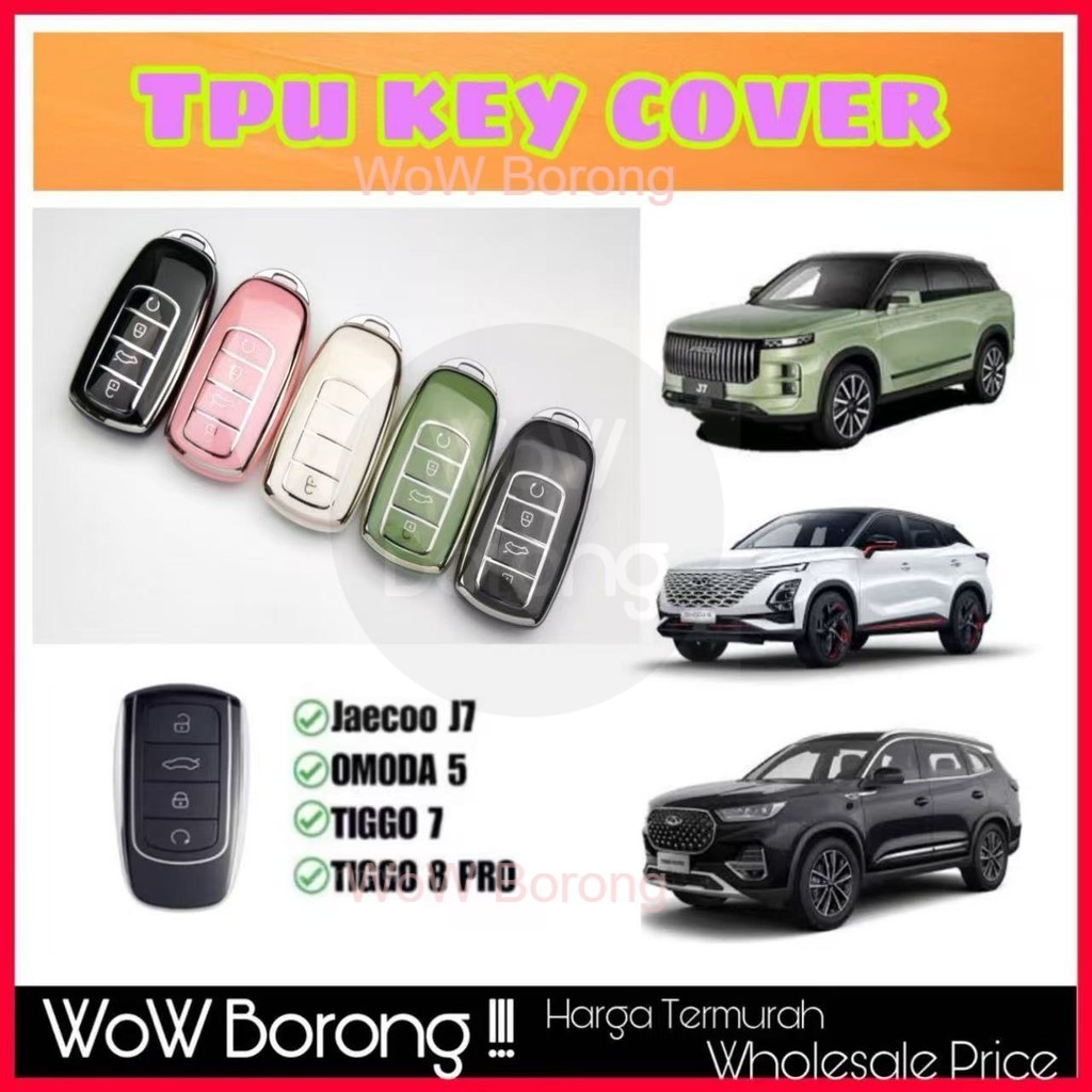 JAECOO J7 OMODA 5 TIGGO 7 TIGGO 8 PRO TPU Car Keyless Cover Car Key ...