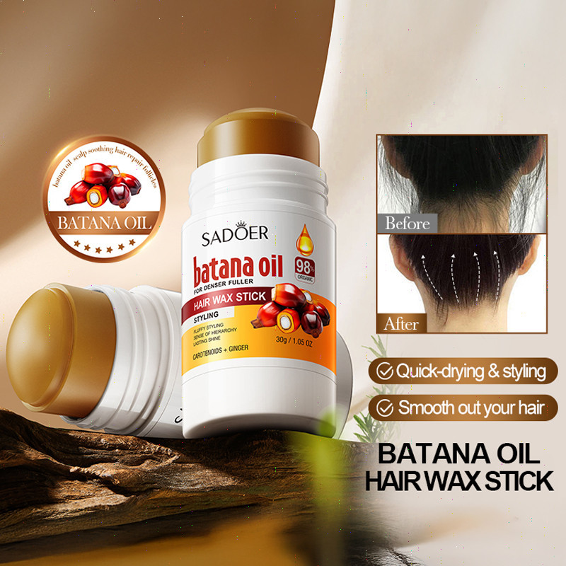 ROREC SADOER Batana Oil Hair Wax Stick For Denser Fuller Lasting Shine ...