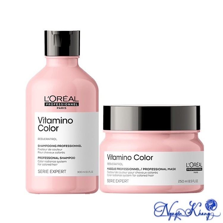 [ CS ] L'oréal Vitamino Color A-OX shampoo and oil steamer Combo 300ml ...