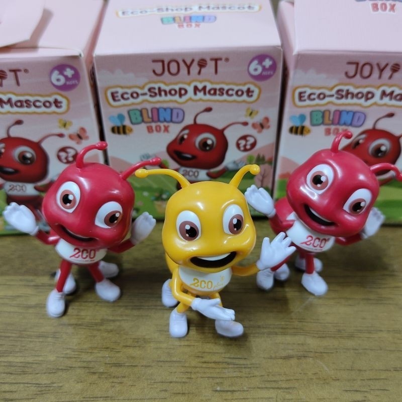 Eco Shop Maskot Semut Merah dan Semut Kuning - unseal TELAH DIBUKA ...