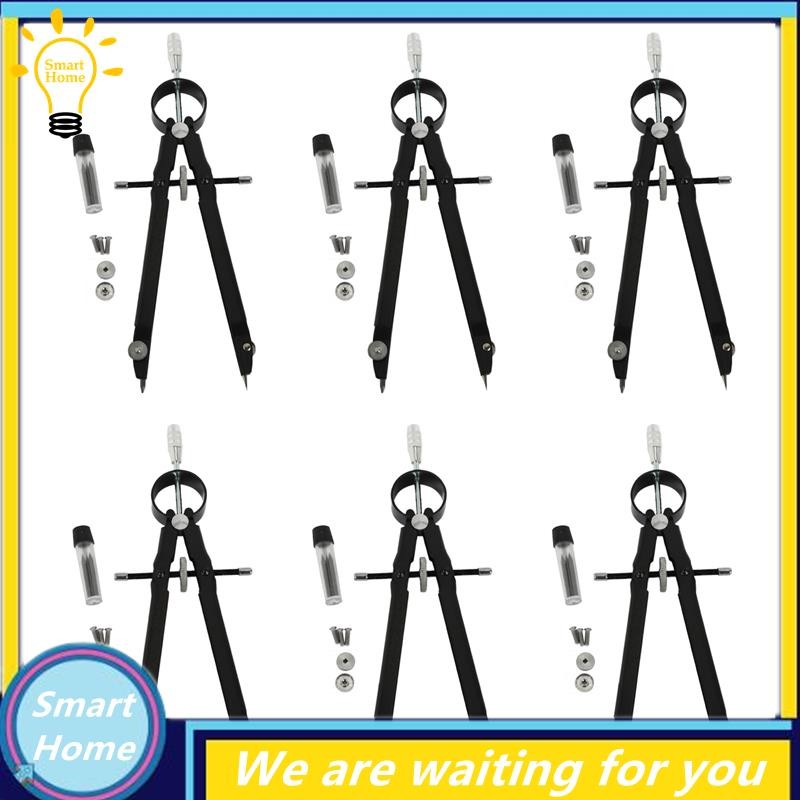 [Hmou] 6X Professional Compass, Compass Geometry Set with Lock, Math ...