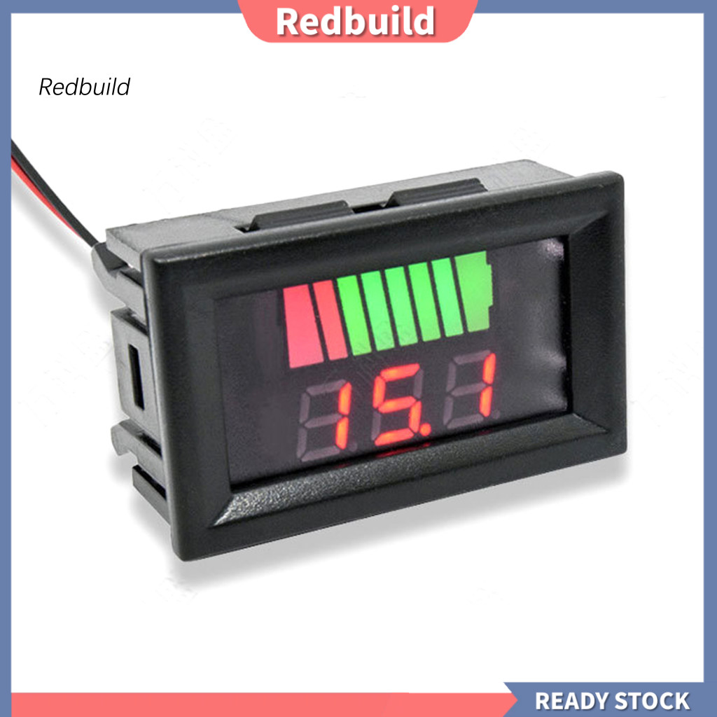 redbuild| Battery Capacity Meter 12V-60V LED Digital Display Low Power ...