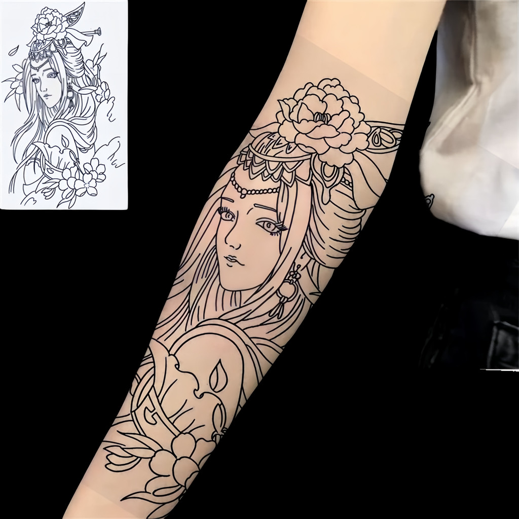 Wgal Exquisite Pattern Maintain Two-Week Tattoo Stickers Waterproof ...