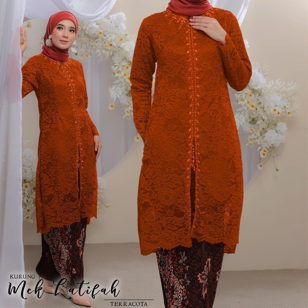 TUNIKMY | KURUNG MEK LATIFAH EXCLUSIVE LACE LABUCI BAJU RAYA VIRAL 2024 ...
