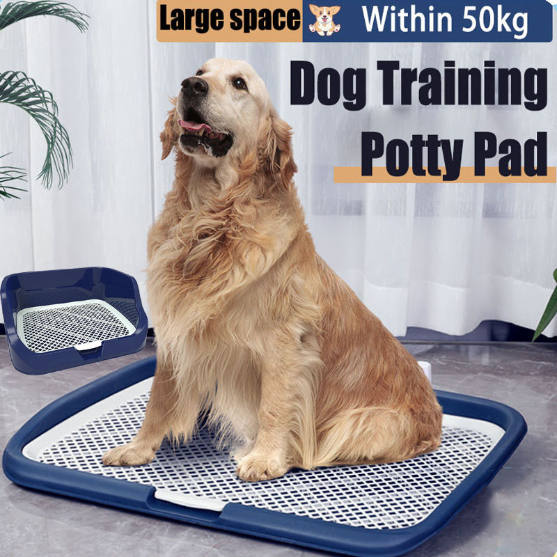 Large/Oversize Dog Toilet Tray with Fence Wall Cover Dog Training ...