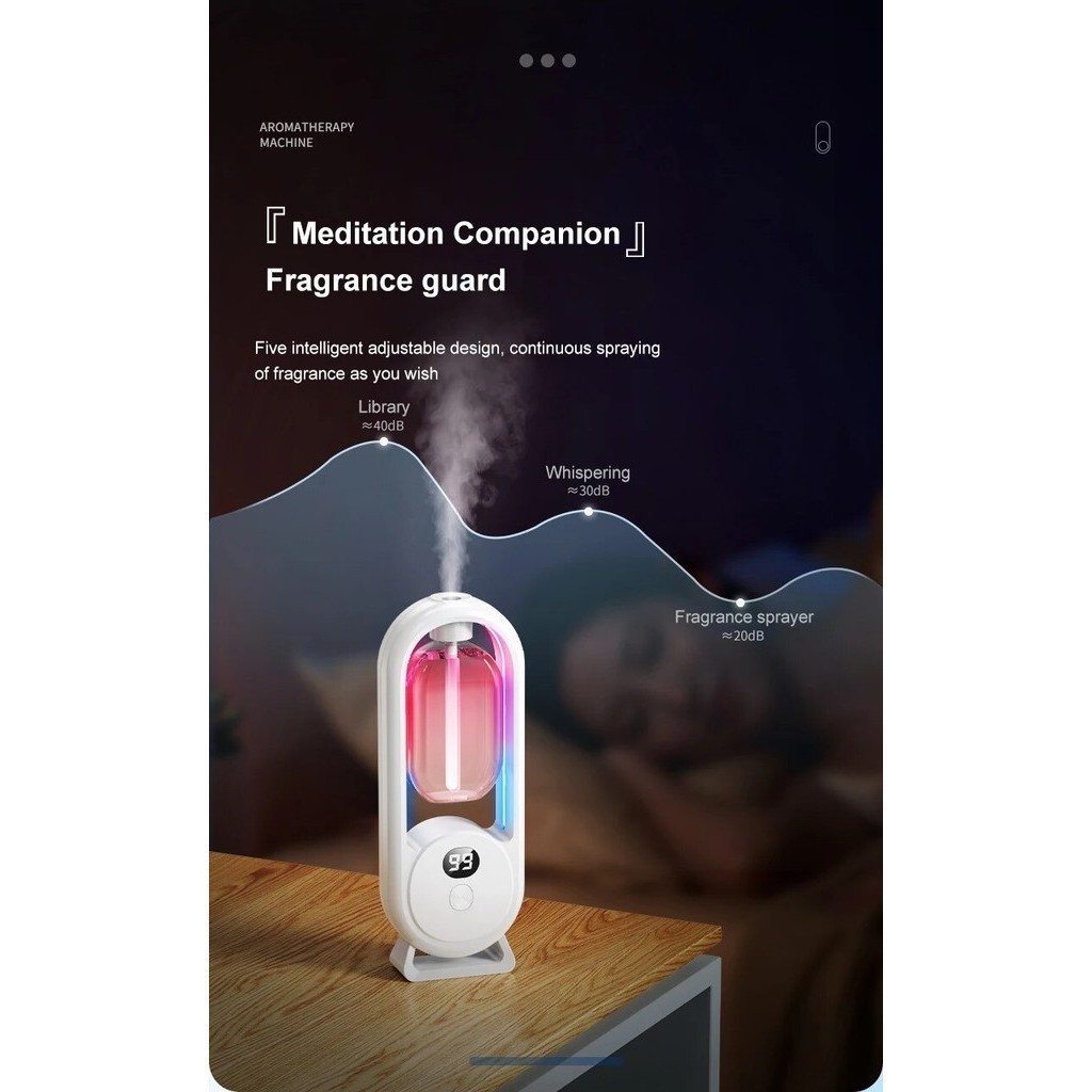 Wall-mounted Automatic Aromatherapy Machine Automatic Spray Diffuser ...