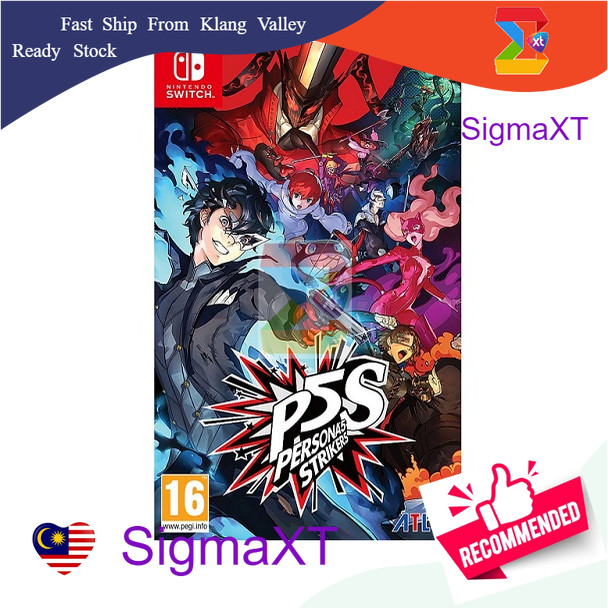 NSW [USED] Persona 5 Strikers P5S Nintendo Original Physical Game Card ...