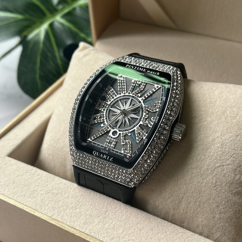 Richard FM Frank watch German men's wine barrel Muller gypsophila full ...