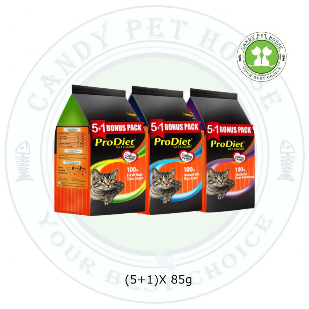 ProDiet Wet Cat Food-85G (5+1 PEK) | Shopee Malaysia