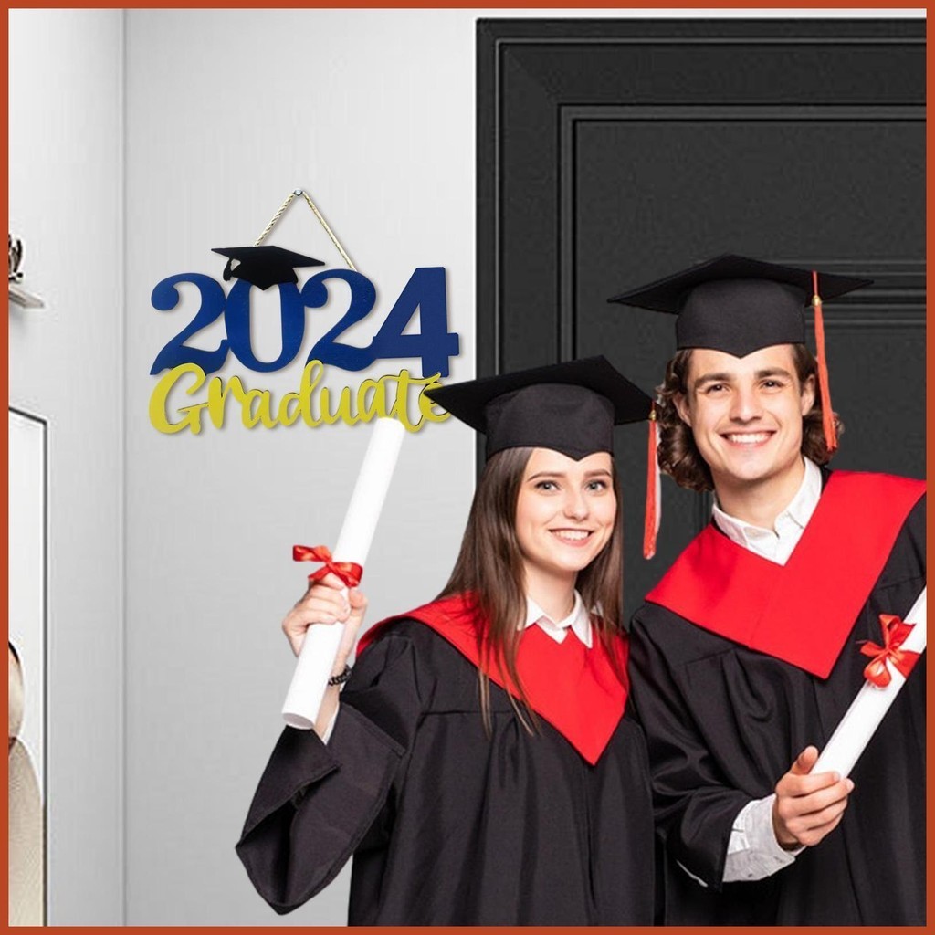 2024 Wooden Graduation Sign Graduation Photo Props Porch Sign Photo ...