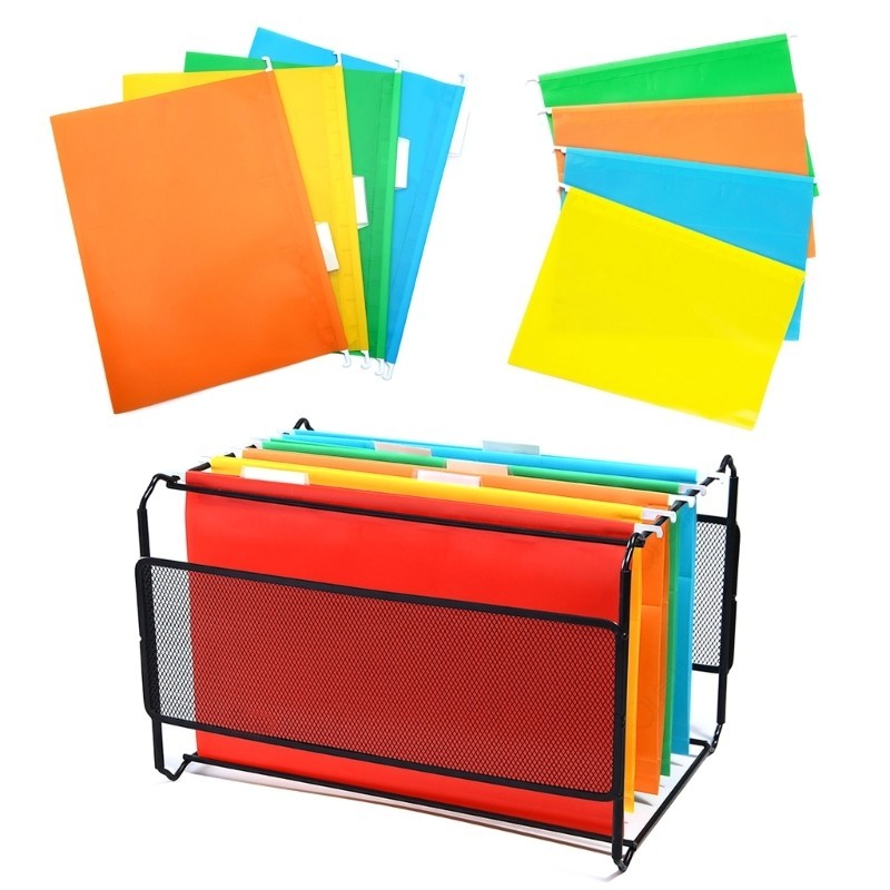 4Pcs Suspension Files with Tabs Hanging Filing Cabinet Folder for ...