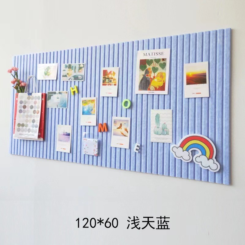 Felt Board 9mm Vertical Grain ins Nordic Style Felt Wall Stickers Self ...