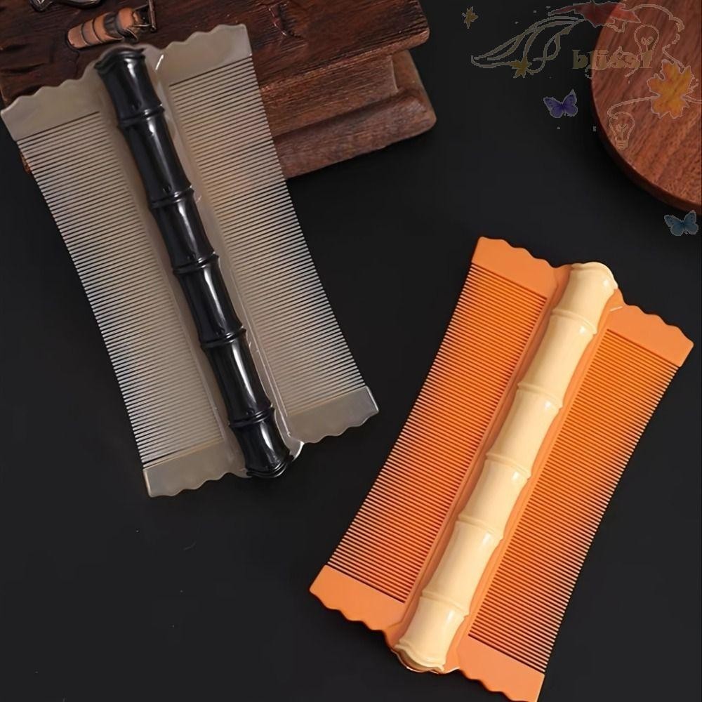 BLISS Encryption Comb, Double-sided Remove Dandruff Super Dense Tooth ...