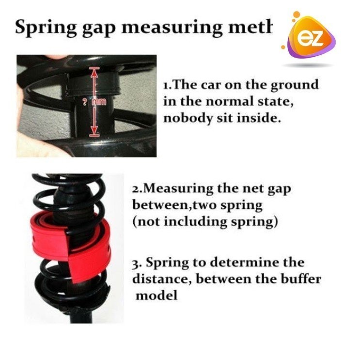 2PCS GETAH PELAPIK SPRING KERETA Original AMT Coil Spring Buffer ...