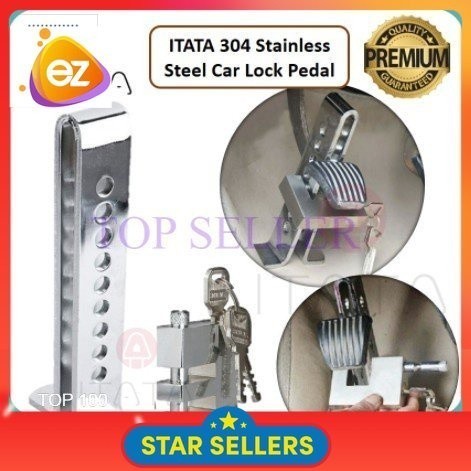[BEST UPGRADED 9 HOLE] ITATA 304 Stainless Steel Car Lock Pedal Keys ...