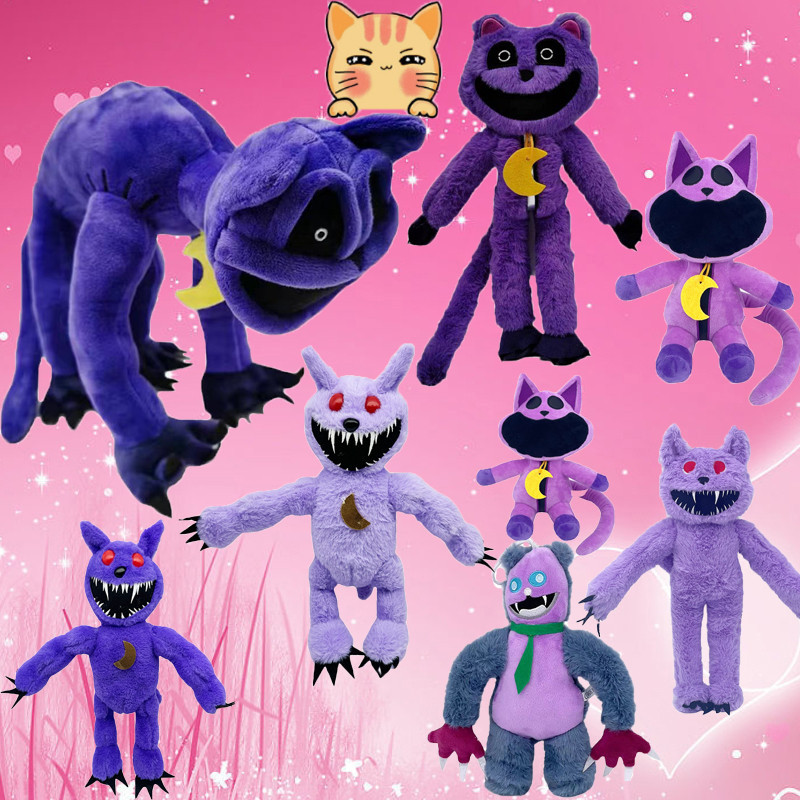 BCT Smiling Critters Plush Toy Catnap Plush Poppy Playtime 3 Plush Toys ...