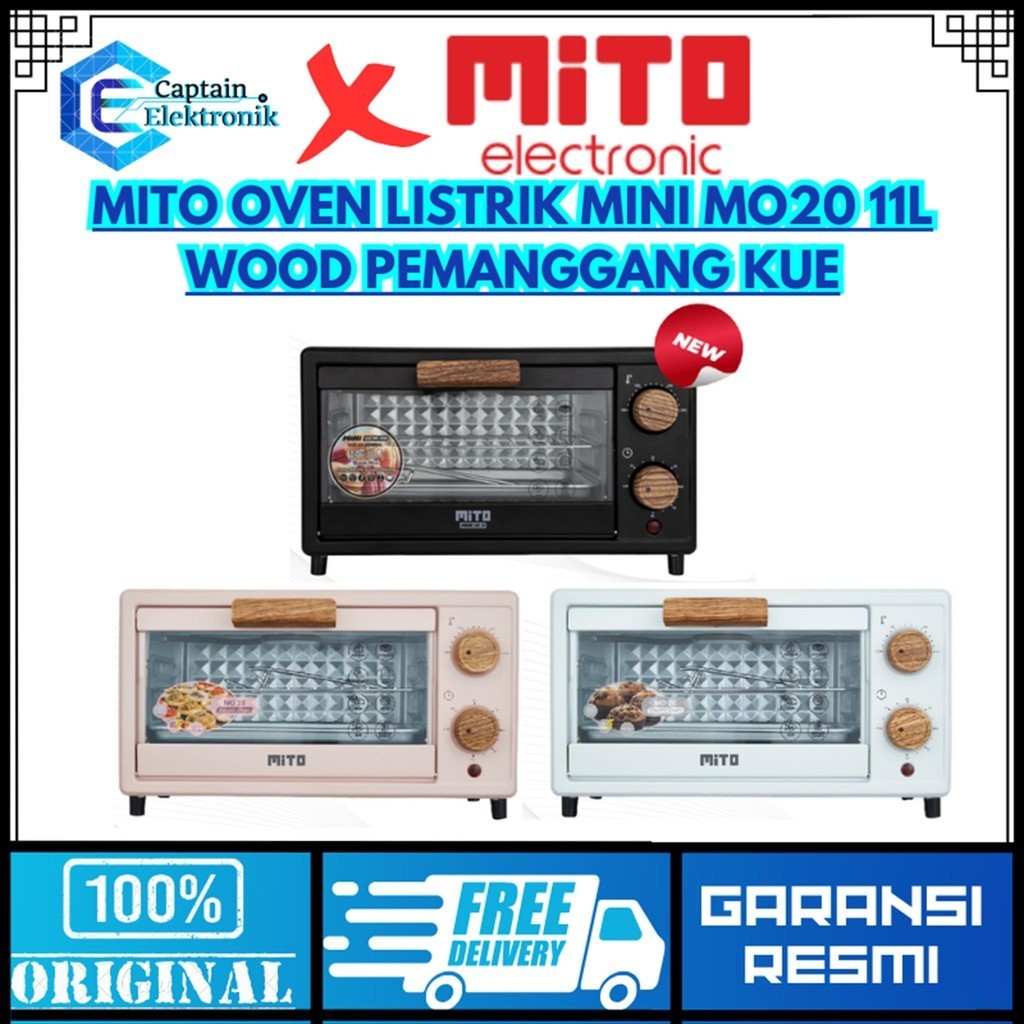 Mito Mini Electric Oven MO20 MO 20 MO-20 11L Cake Baker ORI | Shopee ...