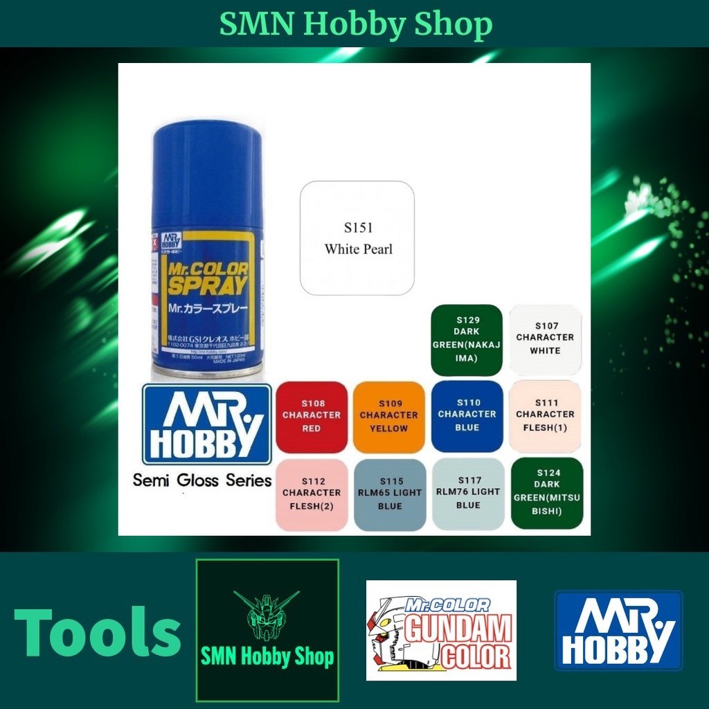 Paint Color Spray Can Gundam 40ml S107-S151 for Plastic Model Kits [Hobby Colour Model Tools ...