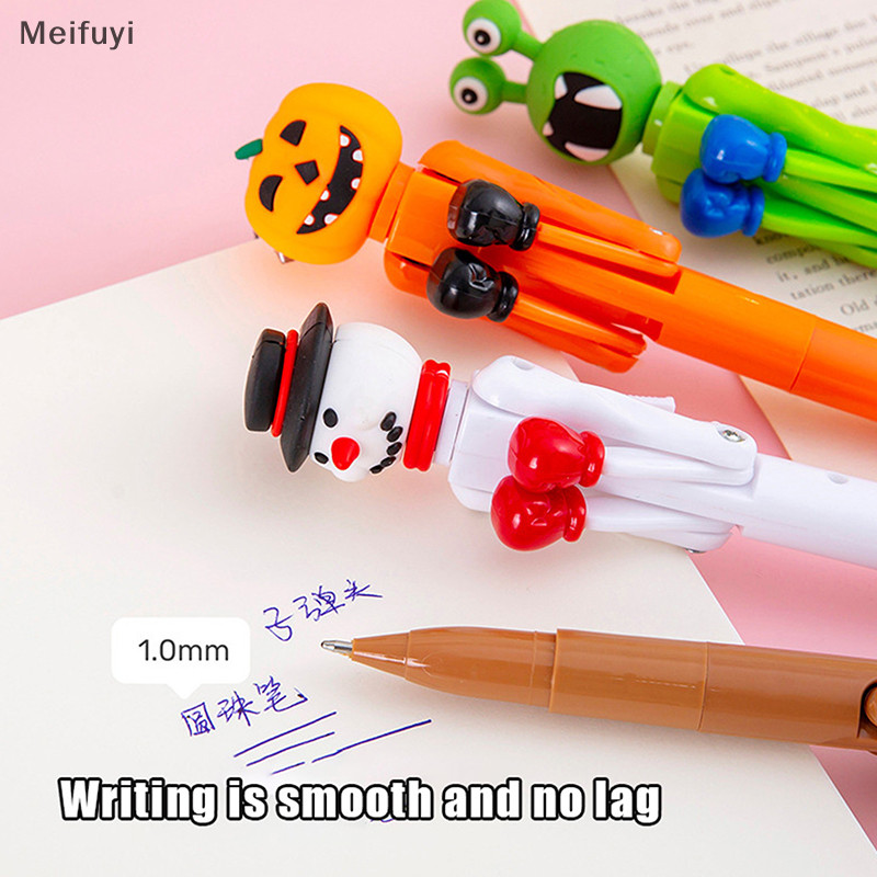 [Meifuyi] Funny Boxing Pen Vampire Pumpkin Monster Snowman Santa Claus ...