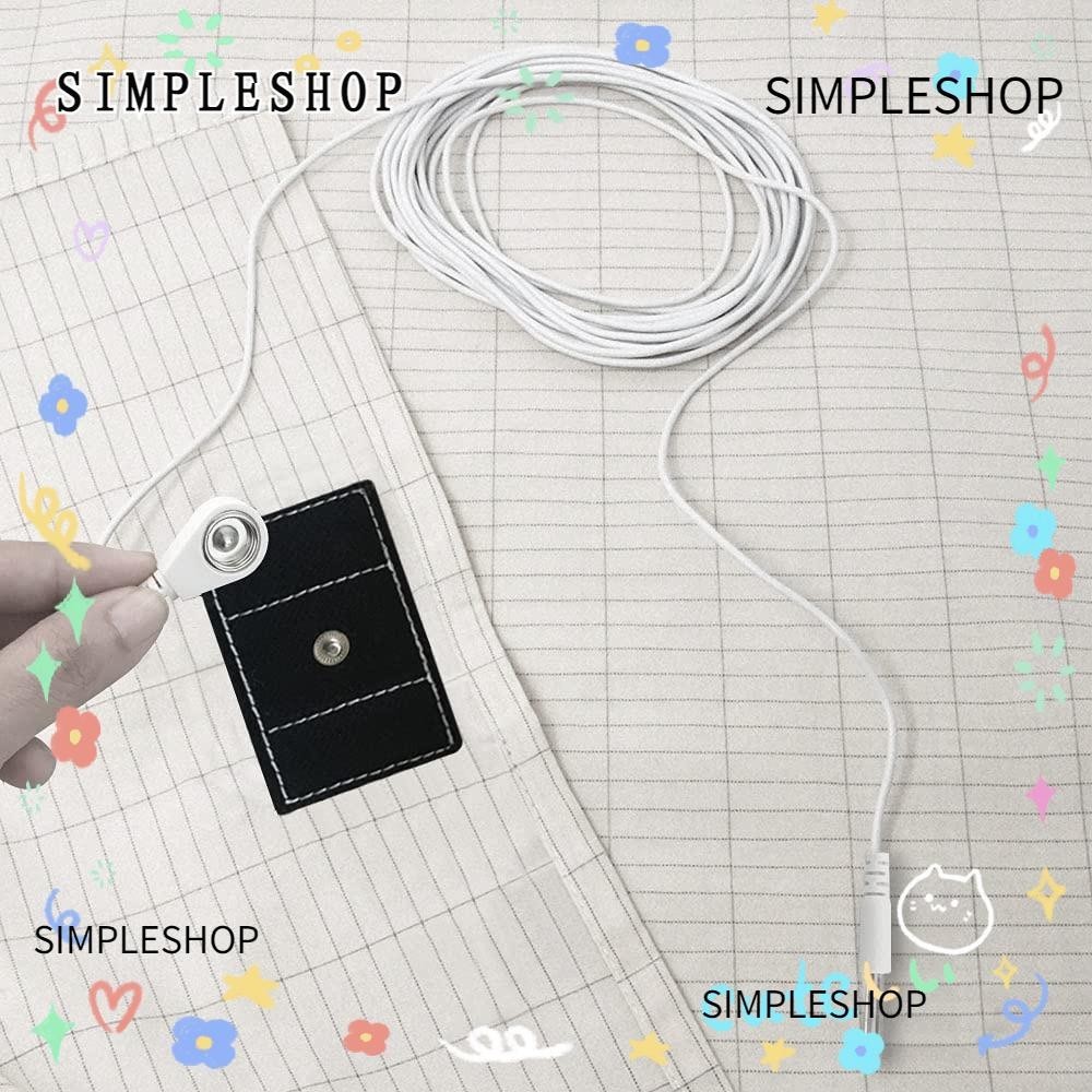 SIMPLESHOP Anti Static Grounding Cable, PU Plastic Copper Grounding ...