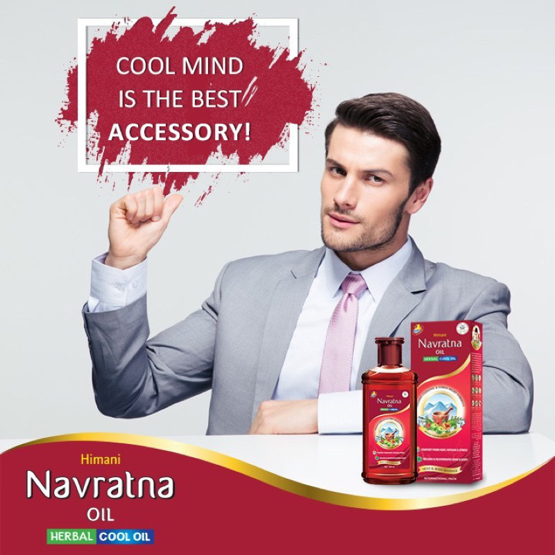 Original Navratna Herbal Cool Oil Imported from India 100ml/200ml/300ml ...