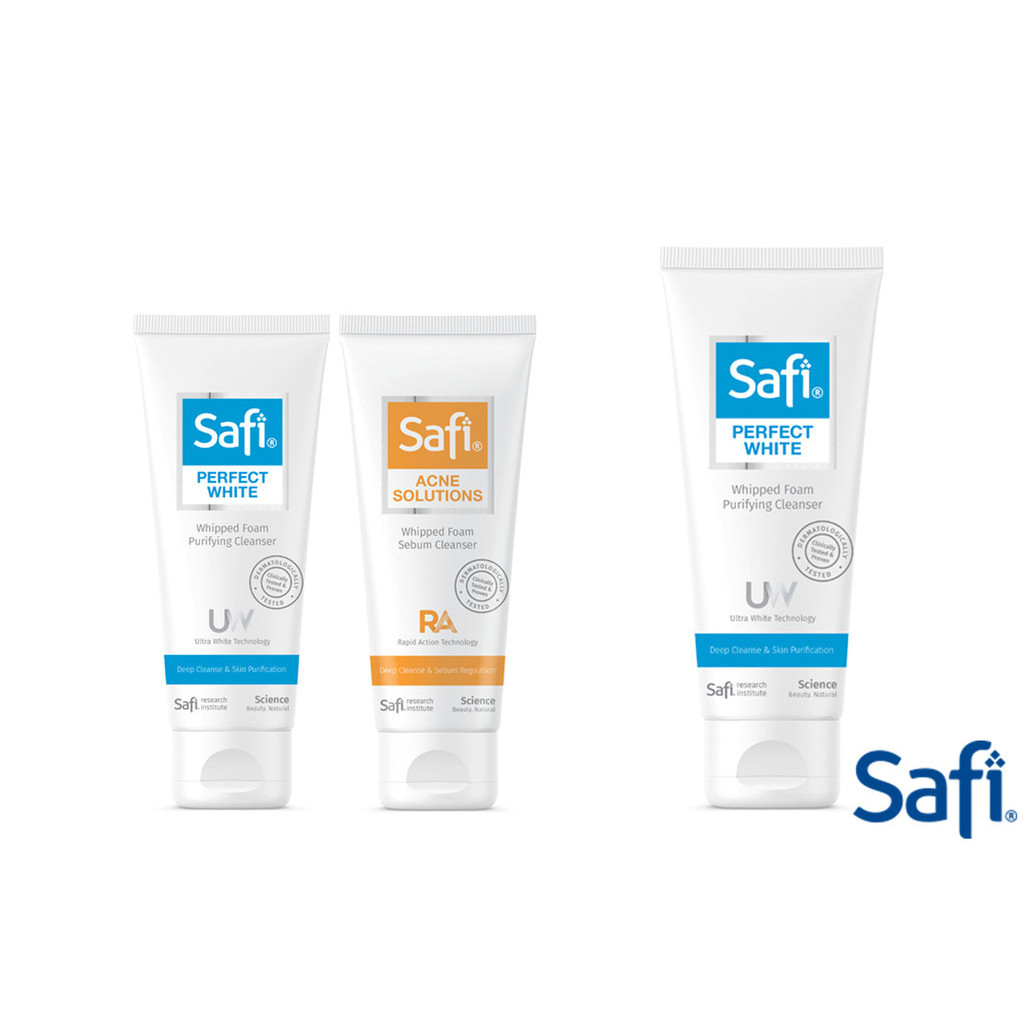 SAFI Unza Pembersih Muka Facial Cleanser 50g, 100g ( Perfect White ...