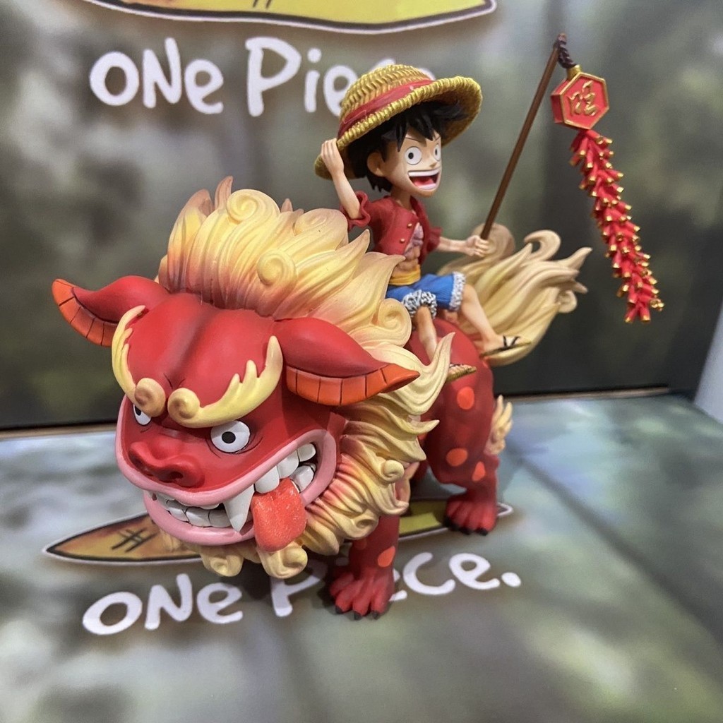 One Piece One Piece Straw Hat GK Lion Ride Luffy Chinese New Year Lion ...