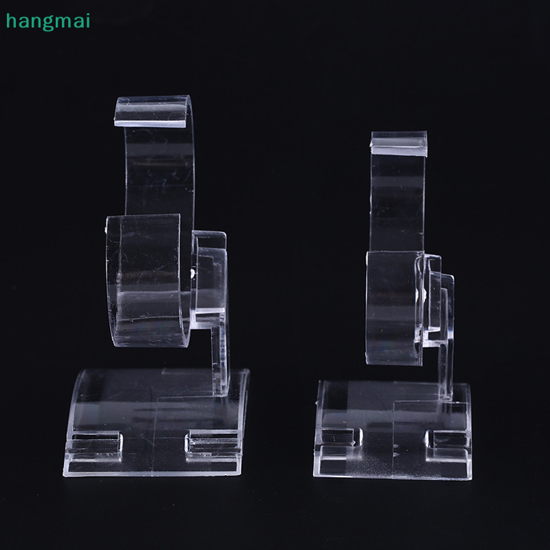{hangmai} clear plastic wrist watch display rack holder sale show case ...