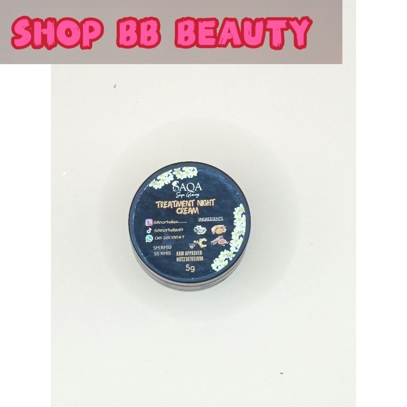 saka treatment night cream 5g saqa treatment krim 5g | Shopee Malaysia