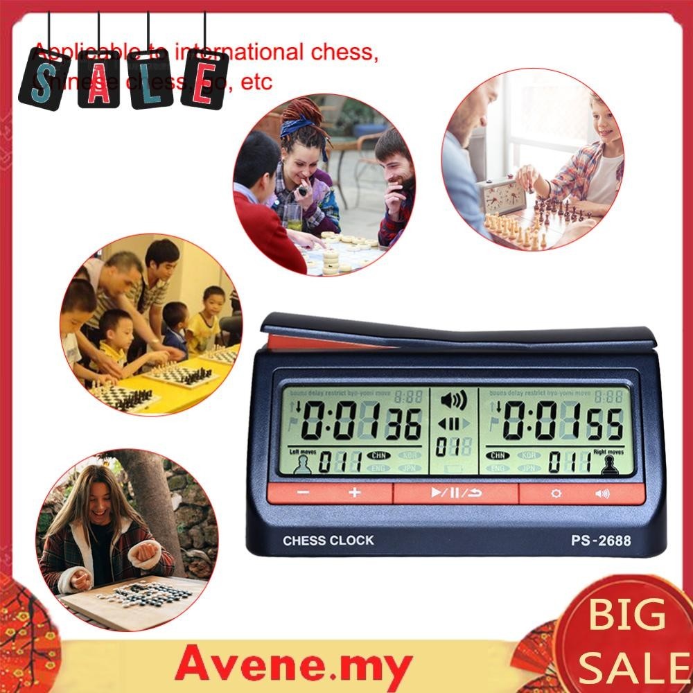 Chess Digital Timer Multifunctional Count Up Down Timer for Family Personal Use | Shopee Malaysia