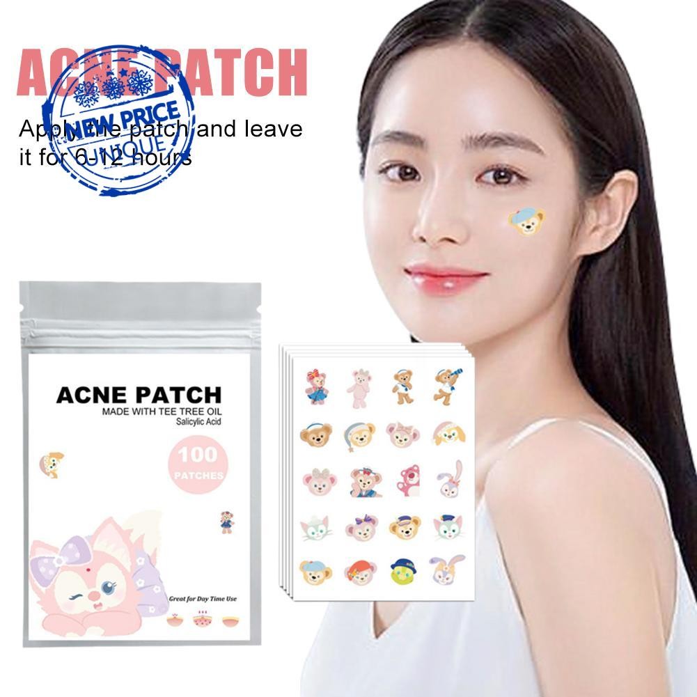 STAR Cartoon Cute Fox Acne Patch Waterproof Pimples Skin Care Stickers ...