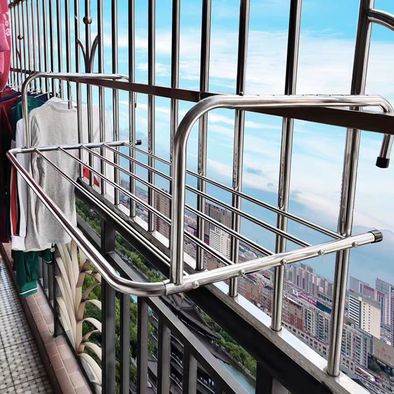 Stainless Steel Window Outside Drying Rack Multifunctional Retractable ...
