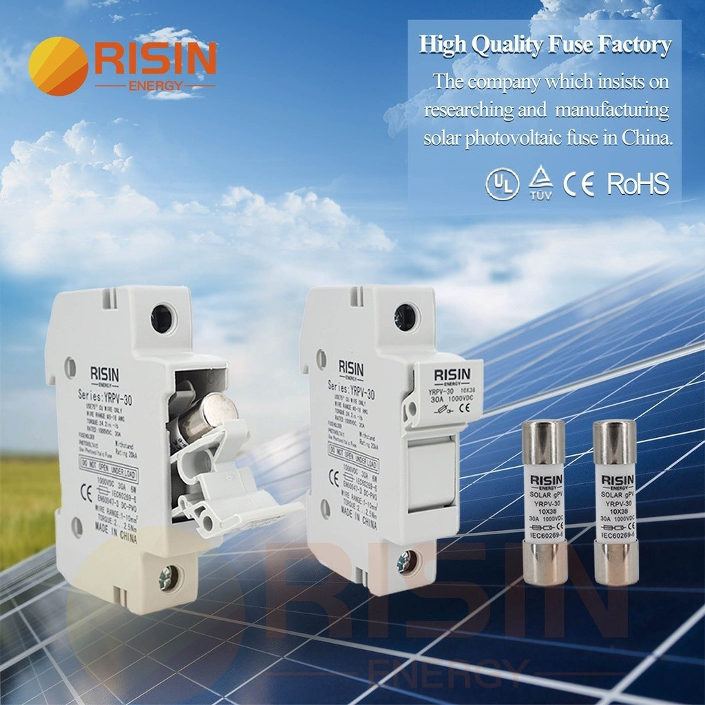 DC 1000V Porcelain 10*38 Solar Fuse for 10A/12A/15A/20A/25A/30A Fuse ...