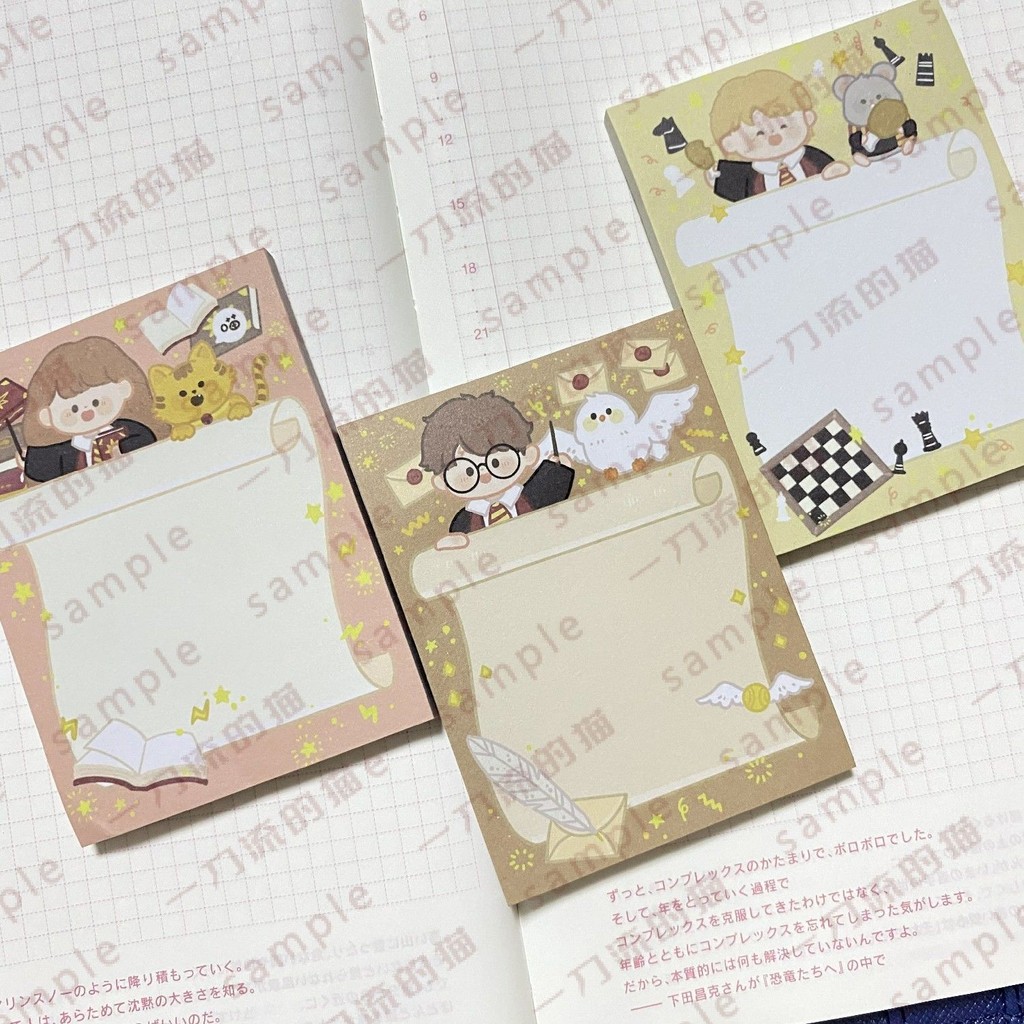 Harry Potter Post-it Notes Fan Painter Original Sticky Rectangular Post ...