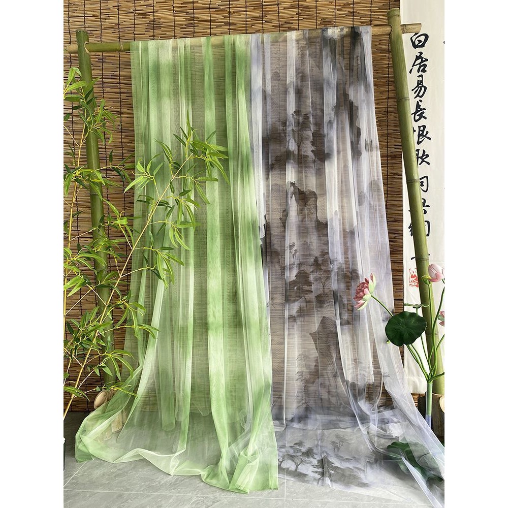 Gradient Green Gauze Chinese Style Chinese Style Antique Ceiling ...