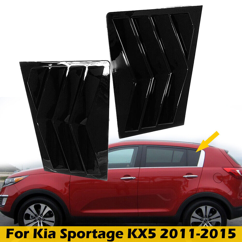 For Kia Sportage KX5 2011-2015 Car Rear Louver Window Side Shutter ...