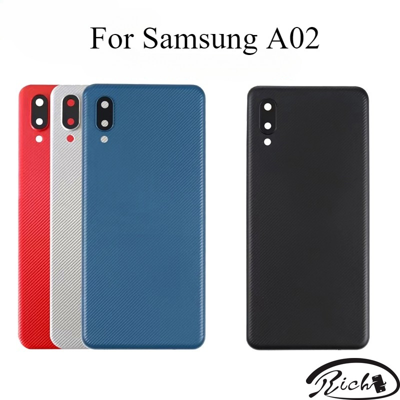 Back Cover For Samsung Galaxy A02 Back Battery Cover Housing Frame Door ...