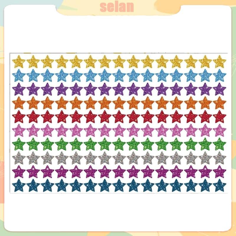 SELAN 1500PCS Reward Stickers Motivational Stickers Star Stickers Class ...